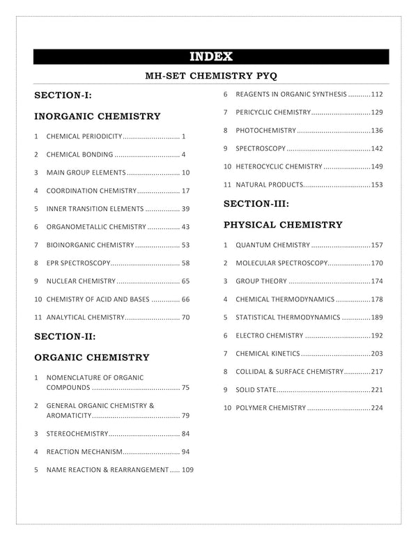 SET Chemistry PYQ Book 2026 Chemical Science Previous Year Solved Pape ...