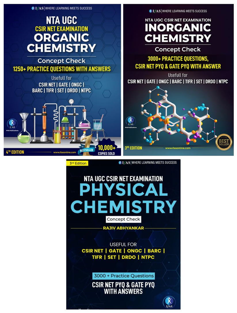 CSIR NET Chemical Science Books - Organic, Inorganic & Physical Chemis ...